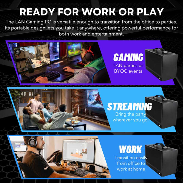 LAN Gamer 8L Mini PC (up to RTX 5080) – Empowered PC