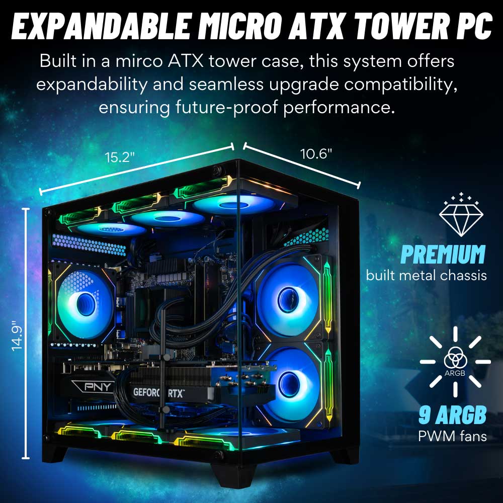 Panorama Gaming PC (up to RTX 5080 & 5090) – Empowered PC